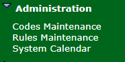 Codes maintenance